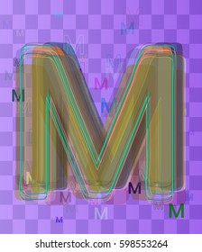 M Alphabet Vector Art Stock Vector (Royalty Free) 598553264 | Shutterstock
