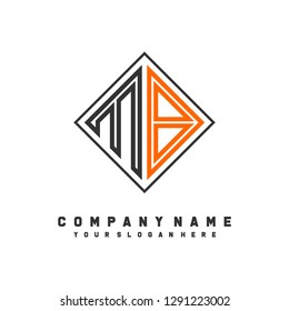 M B Initial Letter Modern Logo Stock Vector (Royalty Free) 1291223002 ...