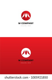 M Company Logo Template Stock Vector (Royalty Free) 1005921850 ...