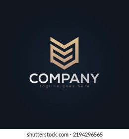 M E Letter Monogram Logo Concept Stock Vector (Royalty Free) 2194296565 ...