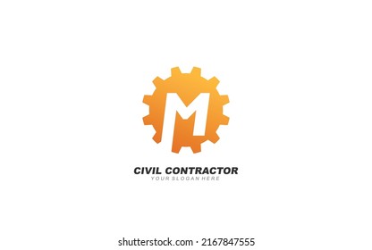 M Engineering Logo Design Inspiration Vector Stock Vector (Royalty Free ...