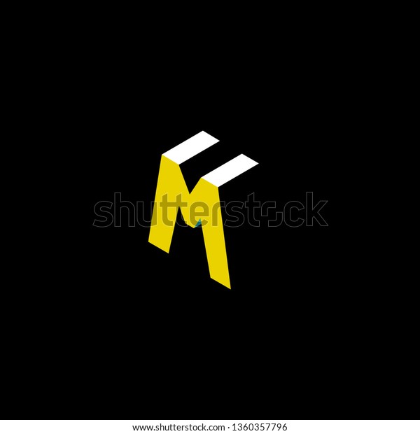 M Font Logo Modern Design Vector Stock Vector (Royalty Free) 1360357796 ...