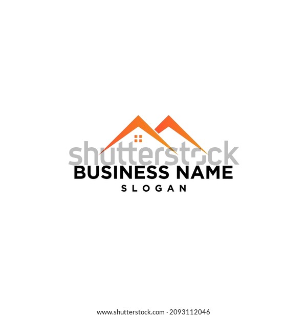 M House Logo Vector Images Stock Stock Vector (Royalty Free) 2093112046 ...