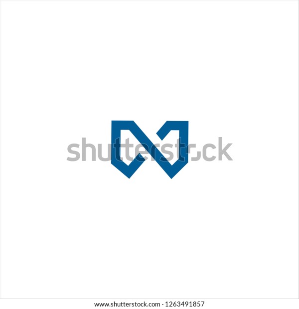 M Intial Logo Design Stock Vector (Royalty Free) 1263491857 | Shutterstock
