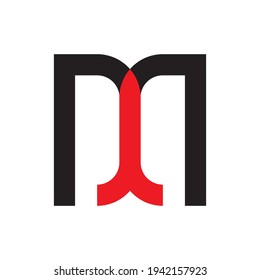 M Letter Arrow Logo Design Vector Stock Vector (Royalty Free ...