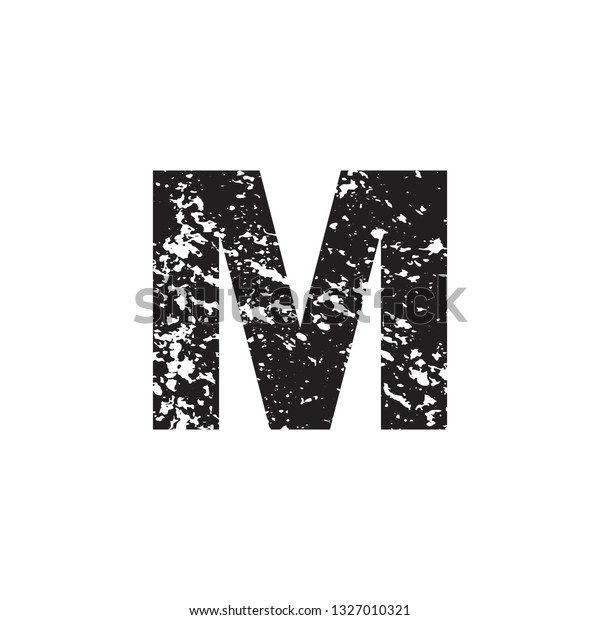 M Letter Font Symbol Icon Simple Stock Vector (Royalty Free) 1327010321 ...