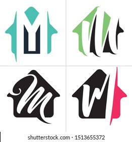 M Letter Logo Design Letter M Stock Vector (Royalty Free) 1513655372 ...