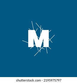 M Letter Mark Conceptual Logo Vector Stock Vector (Royalty Free ...