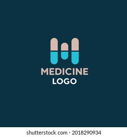 M Letter Medicine Logo Vector Stock Vector (Royalty Free) 2018290934 ...