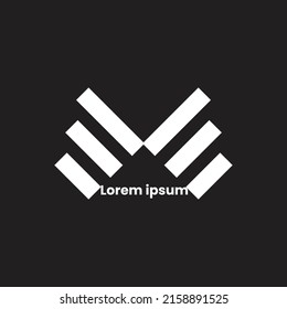 M Line Logo Design Logo Concept Stock Vector (Royalty Free) 2158891525 ...