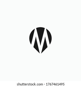 M Local Logo Find Logo Stock Vector (Royalty Free) 1767461495