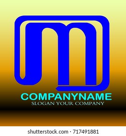 M Logo Company Stock Vector (Royalty Free) 717491881 | Shutterstock