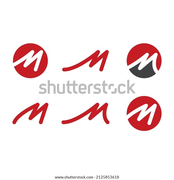 M N Letter Logo Vector Stock Vector (Royalty Free) 2125853618 ...