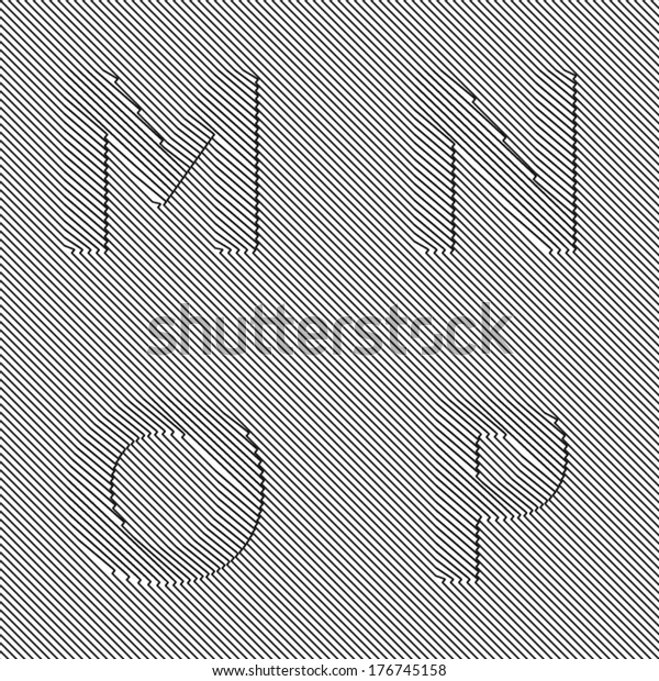 M N O P Invisible Letters Stock Vector (Royalty Free) 176745158 ...