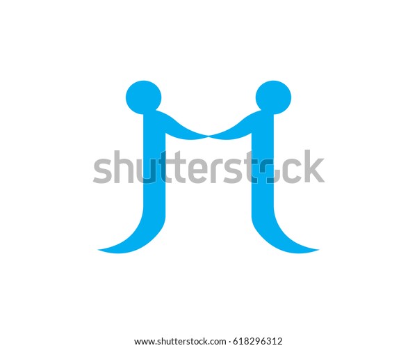 M People Logo Stock Vector (Royalty Free) 618296312 | Shutterstock