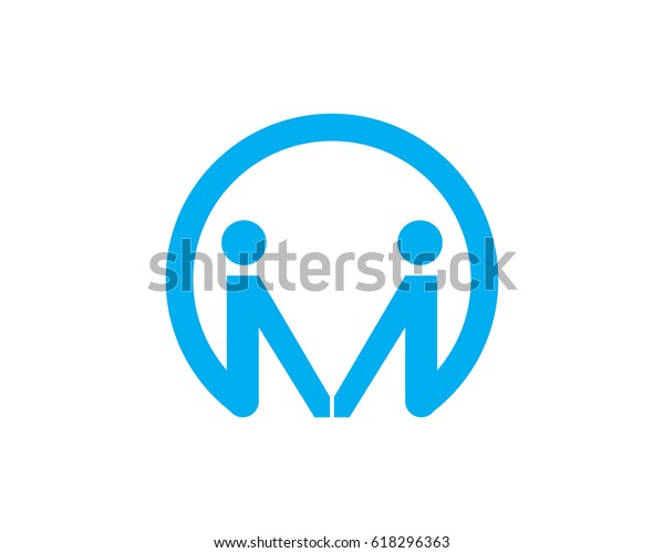 M People Logo Stock Vector (Royalty Free) 618296363 | Shutterstock