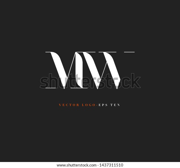 M W Letters Joint Logo Icon Stock Vector (Royalty Free) 1437311510