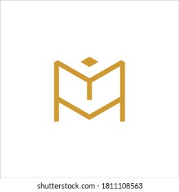 M Y Logo Design Vector Sign Stock Vector (Royalty Free) 1811108563 ...