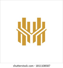 M Y Logo Design Vector Sign Stock Vector (Royalty Free) 1811108587 ...