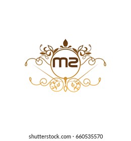 M Z Logo Stock Vector (Royalty Free) 660535570 | Shutterstock