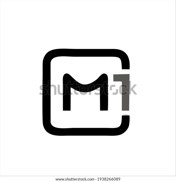 M1 Letters Logo Design Your Company Stock Vector (Royalty Free ...