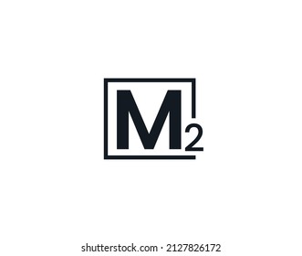 M2 2m Initial Letter Logo Stock Vector (Royalty Free) 2127826172 ...
