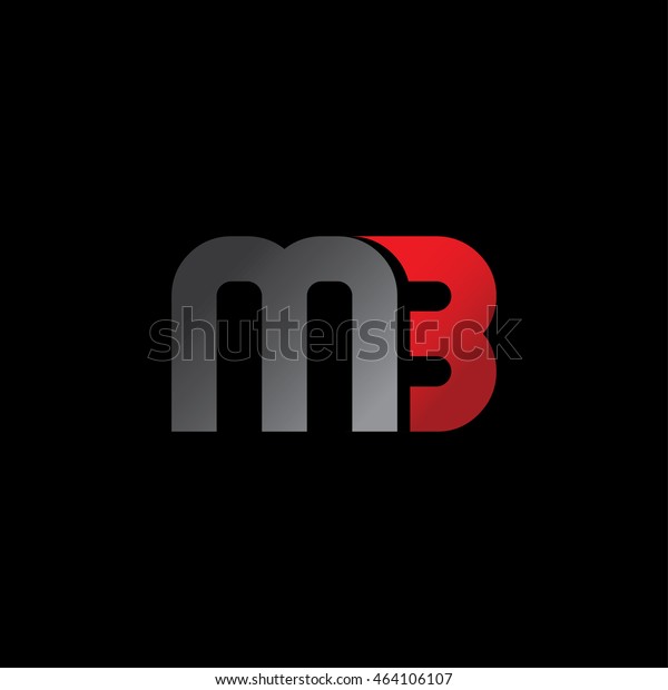 M3 Uppercase Initial Letter Logotype Company Stock Vector (Royalty Free ...