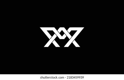 Ma Monogram Two Letters Luxury Simple Stock Vector (Royalty Free ...