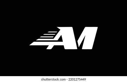 Ma Letter Logo Design Creative Modern Stock Vector (Royalty Free ...