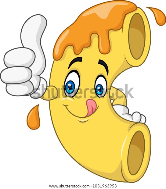Macaroni Cheese Cartoon Character Stock Vector (Royalty Free ...