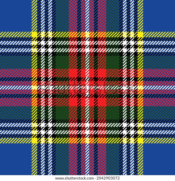 Macbeth Modern Tartan Plaid Scottish Fabric Stock Vector (Royalty Free ...