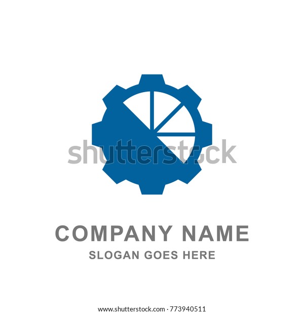 Machine Gear Technology Service Repair Logo Stock Vector (Royalty Free ...