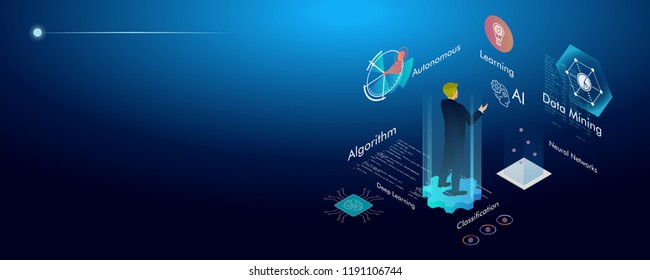 Machine Learning Ai Data Mining Algorithm Stock Vector (Royalty Free ... Machine Learning Ai Data Mining Algorithm Stock Vector (Royalty Free ...
