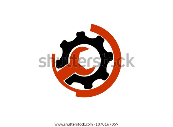 Machine Tool Logo Vector Icon Stock Vector (Royalty Free) 1870167859 ...