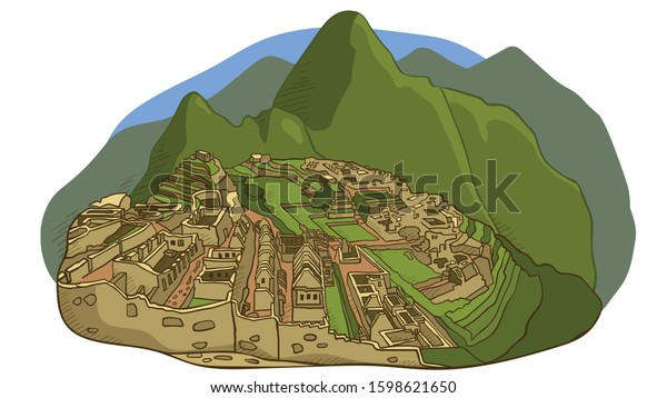 156 Machu Picchu Cartoon Landscape Images, Stock Photos & Vectors ...