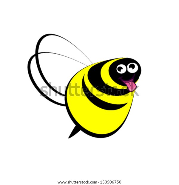 Mad Bee Stock Vector (Royalty Free) 153506750 | Shutterstock