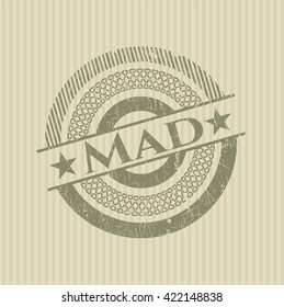 Mad Rubber Seal Stock Vector (Royalty Free) 422148838 | Shutterstock