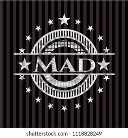 Mad Silver Shiny Emblem Stock Vector (Royalty Free) 1118828249 ...
