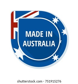 Made Australia Label Illustration Stock Vector (Royalty Free) 751915276 ...