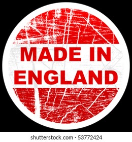 Made England Stock Vector (Royalty Free) 53772424 | Shutterstock