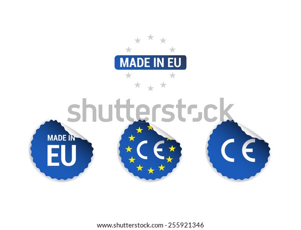 Made in EU CE Mark Stickers