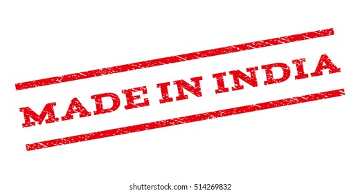 Made India Watermark Stamp Text Caption Stock Vector (Royalty Free ...