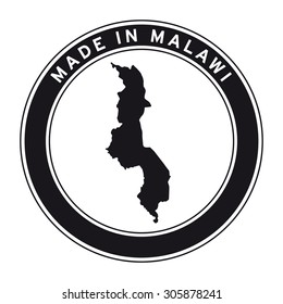 Vektor Stok Welcome Malawi Vector Logo Sticker Button (Tanpa Royalti ...