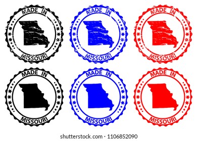 Made Missouri Rubber Stamp Vector Missouri Stock Vector (Royalty Free ...