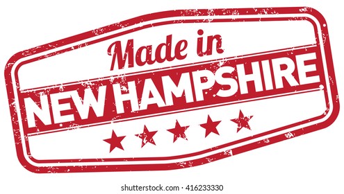 Made New Hampshire Stock Vector (Royalty Free) 416233330 | Shutterstock