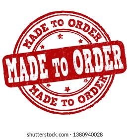 14,971 Made order Images, Stock Photos & Vectors | Shutterstock