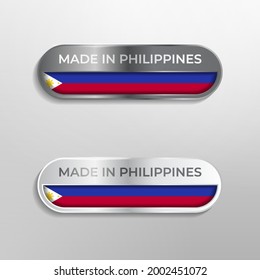 Made Philippines Label Symbol Logo Luxury Stock Vector (Royalty Free ...