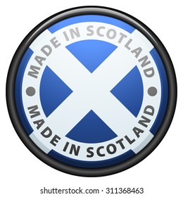 Scotland Flag Scotland National Official Colors Stock Illustration ...