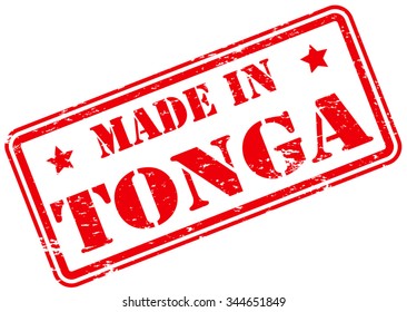 Made Tonga Rubber Stamp : image vectorielle de stock (libre de droits ...