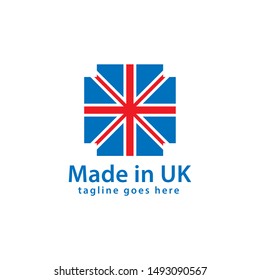 Made Uk Logo Design Icon Design Stock Vector (Royalty Free) 1493170475